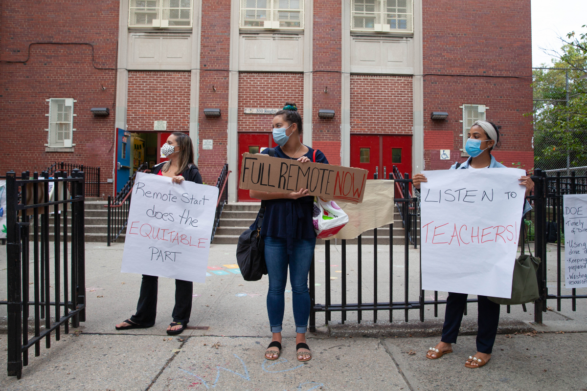 Brooklyn Teachers Demand Full Remote Instruction Labor Notes brooklyn-teachers-demand-full-remote-instruction-labor-notes